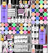 Amazon.com: Yevyo Acrylic Nail Kit, Nail Kit for Beginners with ...