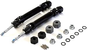 Amazon.com: Heavy Duty Rear Drive Shaft Bundle for Traxxas 2WD Slash ...