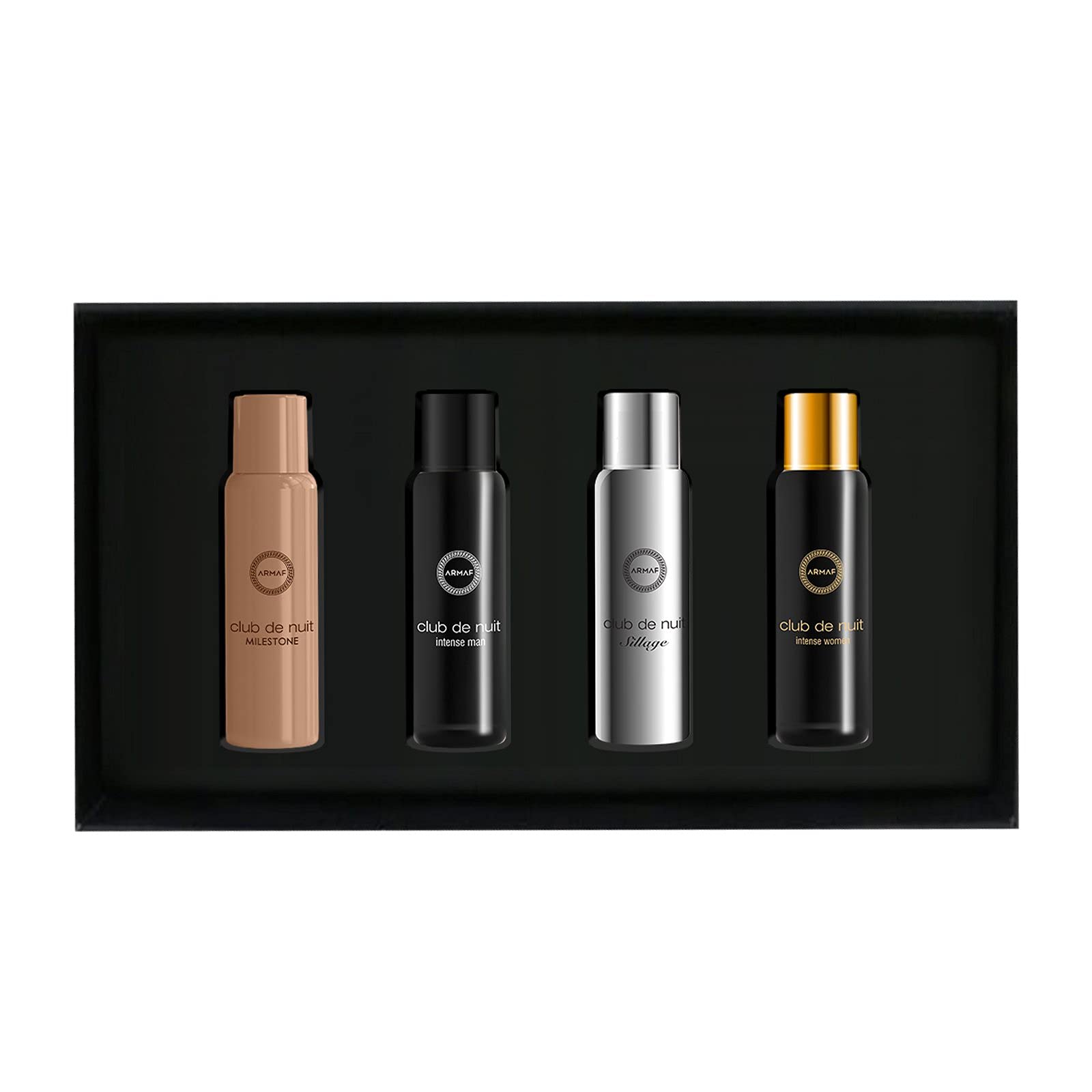 Armaf Club De Nuit Collection 15ML - 4 Piece Sample Box - CDN Milestone ...