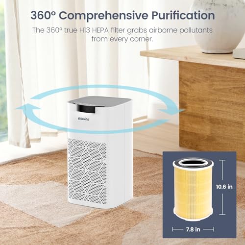 Snapklik.com : Ganiza G200S/G200 Air Purifier Replacement Filter For Pets