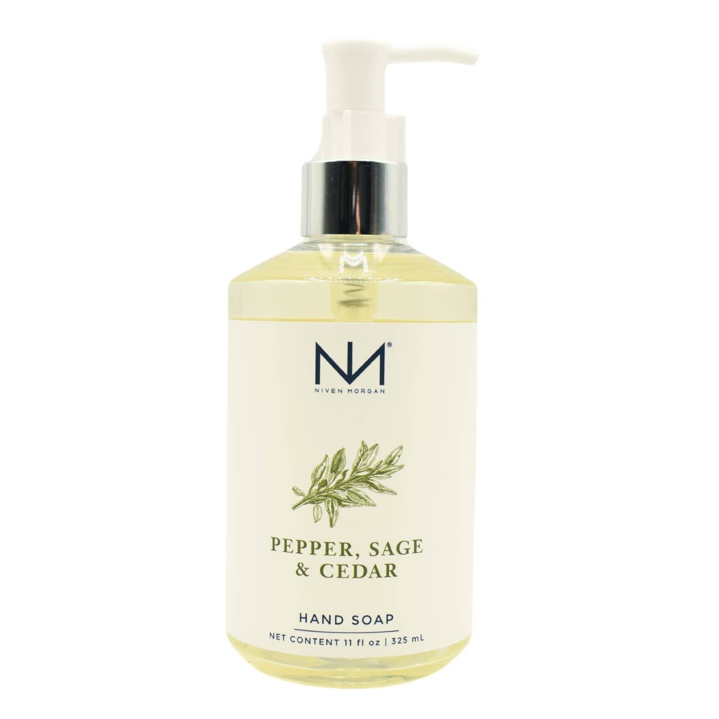 Amazon.com : Niven Morgan Pepper, Sage and Cedar Hand Soap 11fl.oz ...