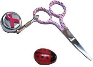 Amazon.com: Creative Notions Pink Ribbon Scissor Set CNLB3
