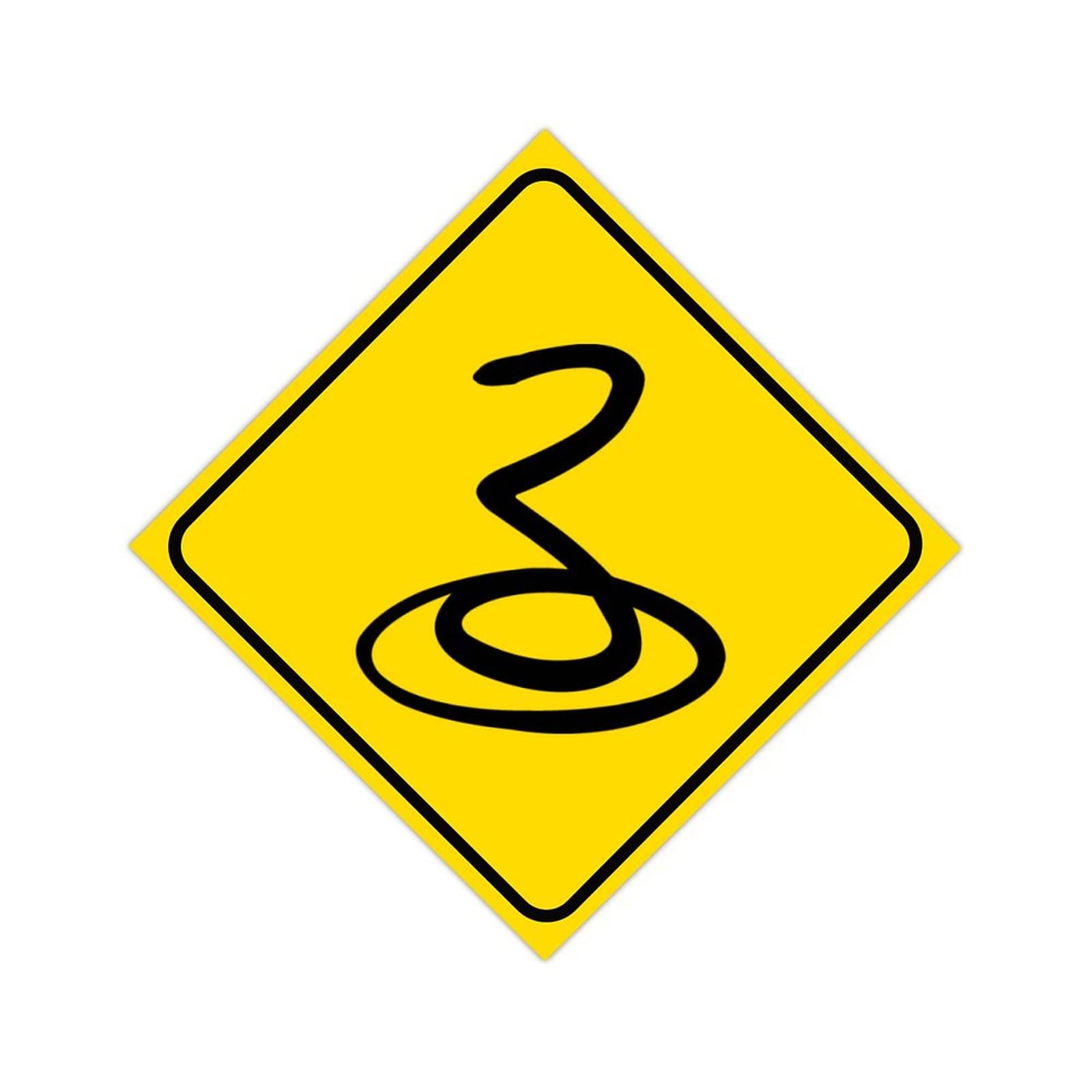Warning Sign Shape