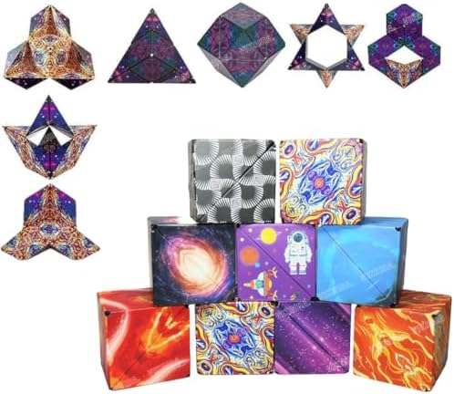 Vikrida Shape Shifting Box Puzzle Cube, Magic Cube Puzzle Toy 3D ...
