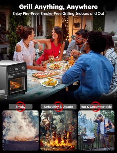 Nuwave X Chef Todd English Air Fryer Oven Combo, Plug-In Grill w/Sheath ...