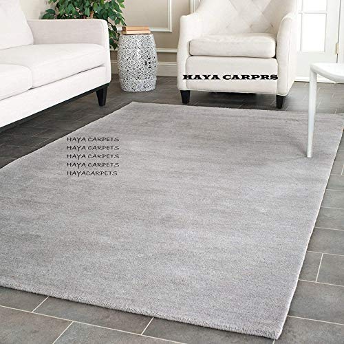 Buy HAYA CARPETS Handmade Woolen Carpets for Living Room-Bedroom-Home ...
