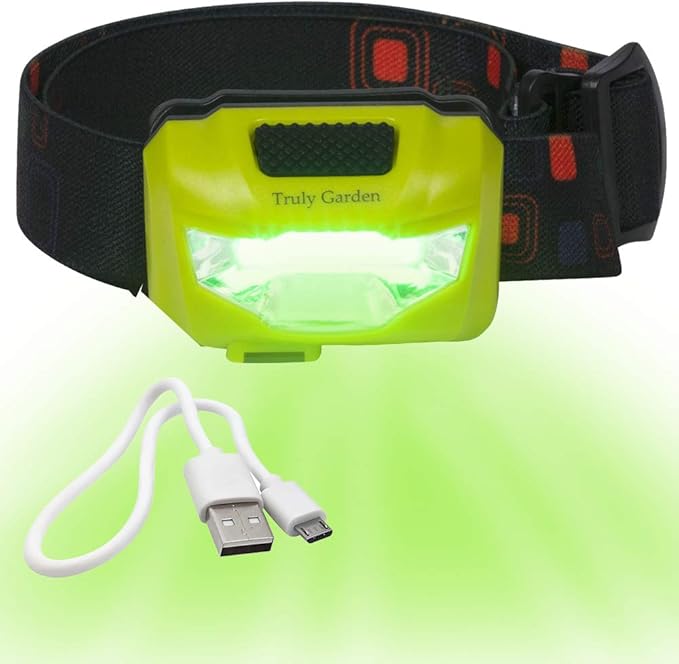 Amazon.com: Truly Garden Green Grow Room Headlamp - Powerful Light ...