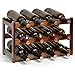 Amazon.com: IWNTWY Wine Rack, 12 Bottles 3-Tier Free Standing Wine Racks, Bamboo Wine Rack ...