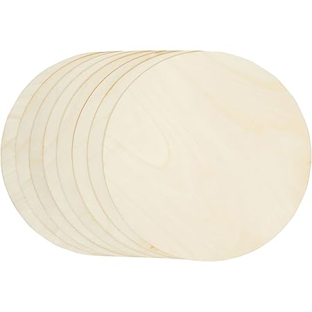 Amazon.com: Wood Circles for Crafts, Audab 12 Pack 12 Inch Unfinished ...