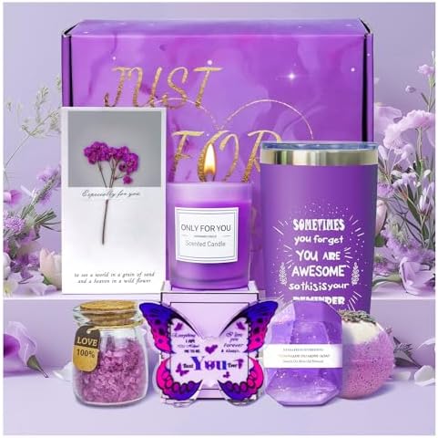 Amazon.com : Spa Gift Baskets for Women, Bath Gift Set, Mother's Day ...