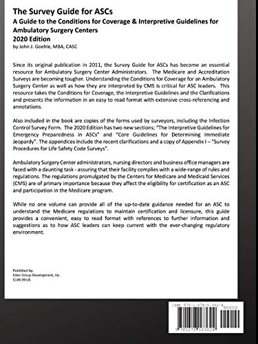 Snapklik.com : The Survey Guide For ASCs - A Guide To The CMS ...