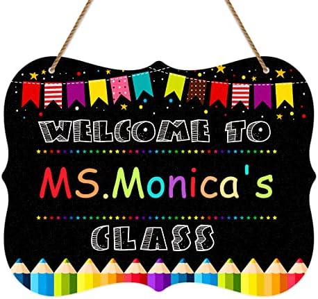 Amazon.com : WaaHome Welcome Sign for Classroom Door Decorations 9"x12 ...