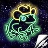 Amazon.com : Cowboy Frog Neon Sign for Wall Decor Frog Led Neon Light ...