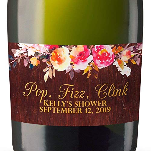 Amazon.com: Bride Tribe Mini Champagne Bottle Label for Bridal Shower ...