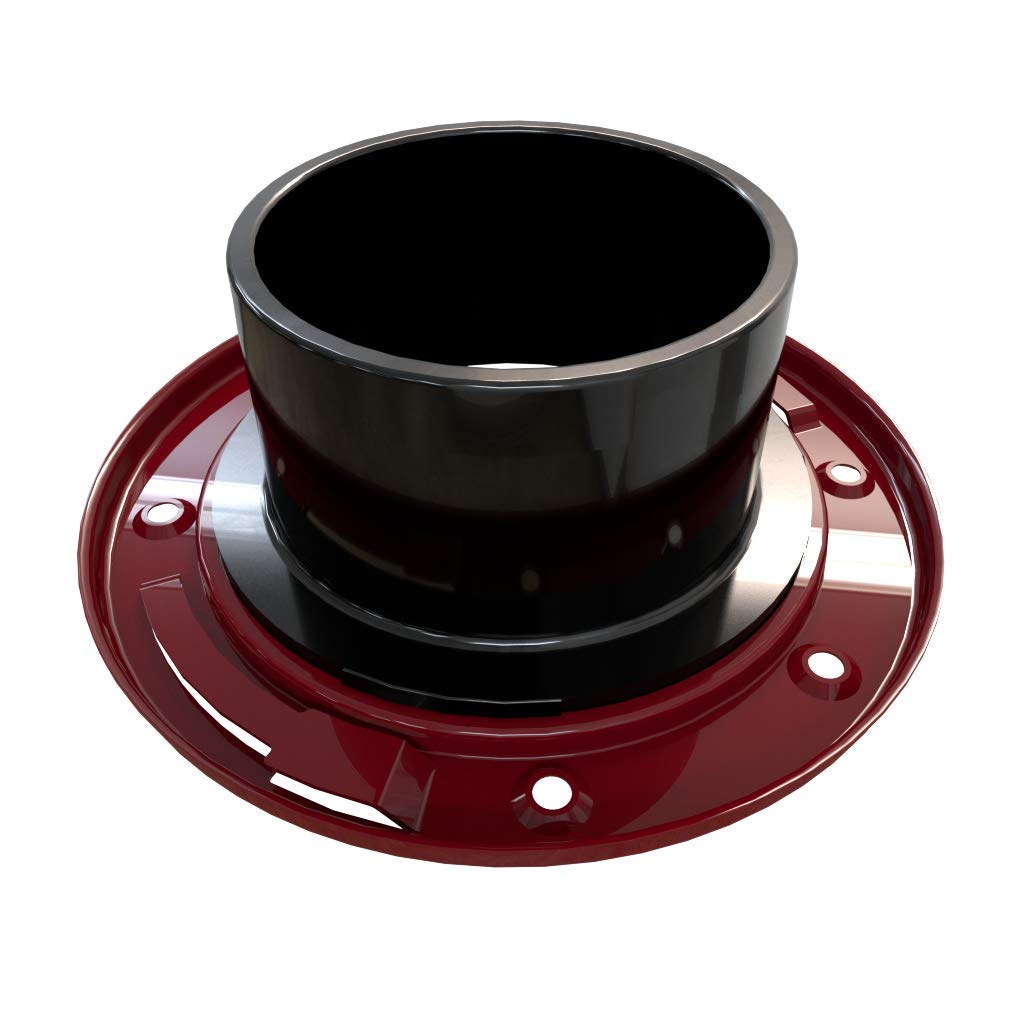 3x4 Offset Closet Flange Oatey PVC Offset Closet Flange With Metal Ring ...
