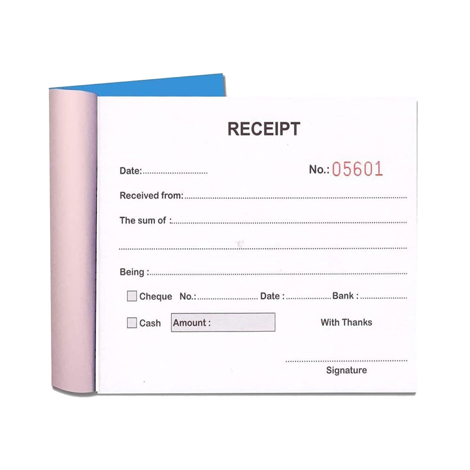 MARKQ Receipt Book | 50 Receipt pages | for Shops, Small Business, Home ...