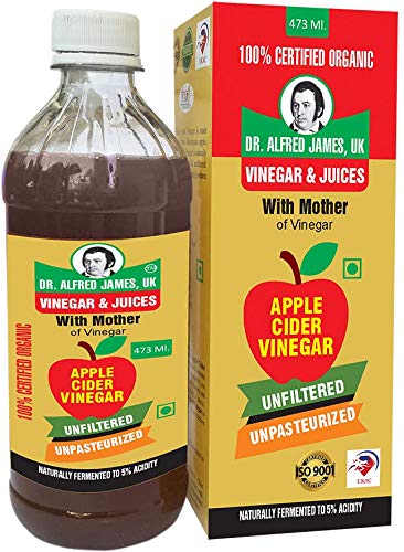 Organic Dr. Alfred James,UK Acv Apple Cider Vinegar : Amazon.in: Health ...