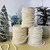 Amazon.com: ZPEXRV 82 Feet Crafts Faux Pearl Roll 6mm Pearl Garland for ...