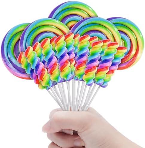 Amazon.com: Paletas grandes con forma de remolino envueltas ...