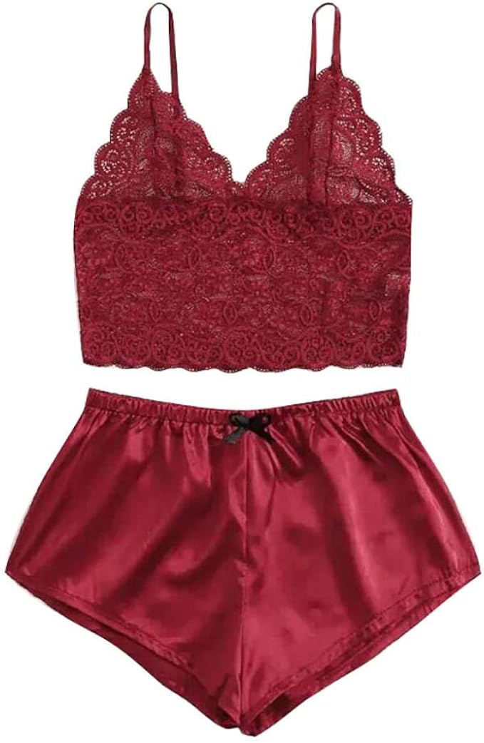 Amazon.com: QQQQC Women's Lingerie Sets Sexy Sleepwear Women Erotic Bra ...