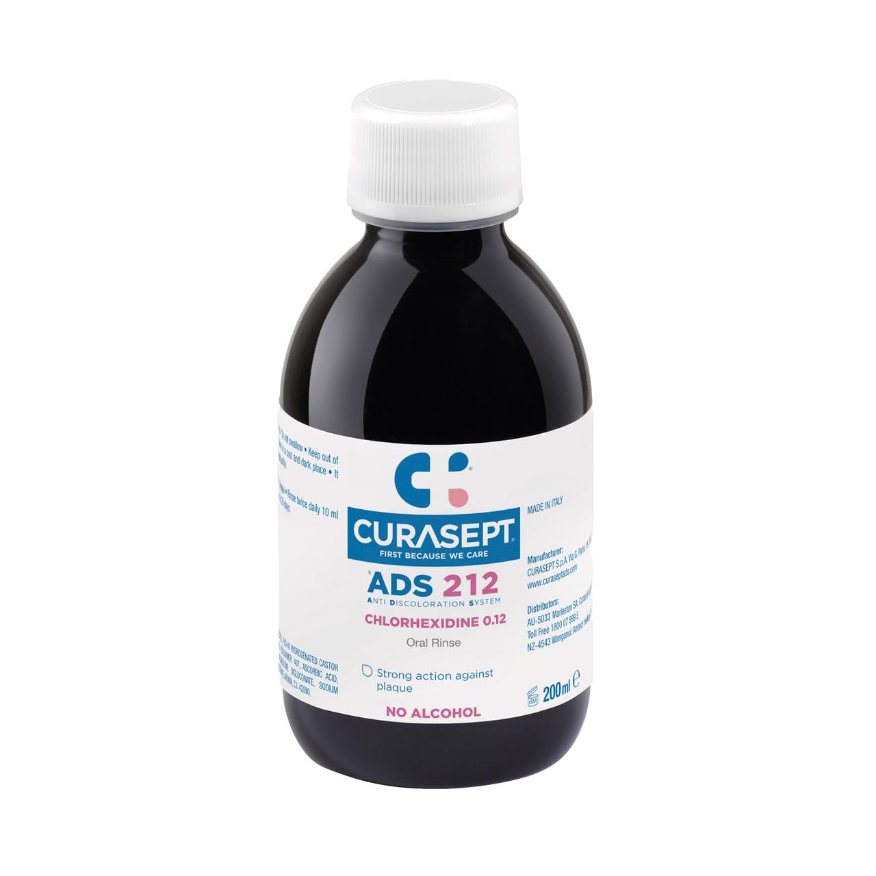 Curasept ADS 212 Chlorhexidine Mouth Rinse 200 ml : Amazon.com.au ...