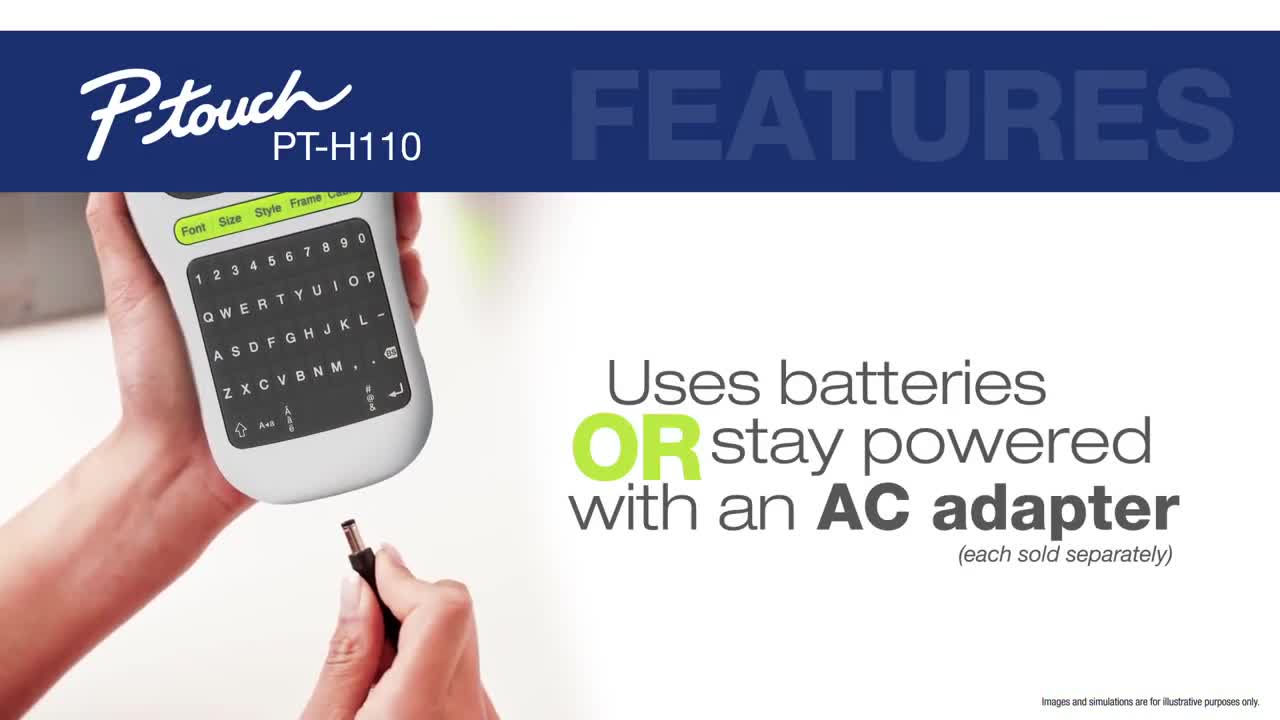 Watch Brother P-touch, PTH110, Easy Portable Label Maker on Amazon Live