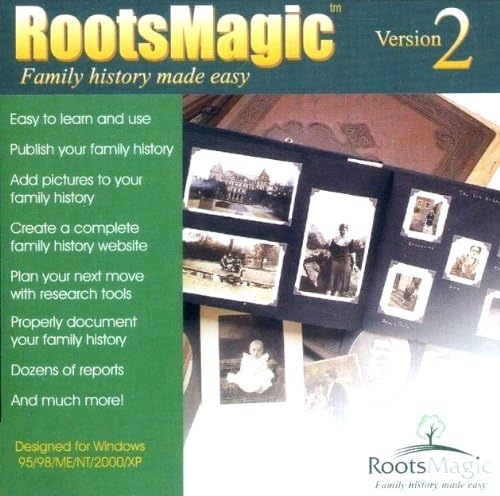 RootsMagic Family Tree Genealogy Software 2.0 : Amazon.co.uk: Software