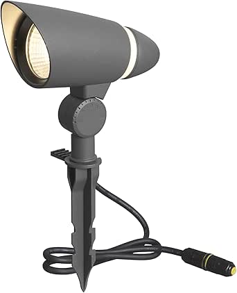 DAWALIGHT Garden Lights Mains Powered Spike 10W 3000K Warm White 800LM ...