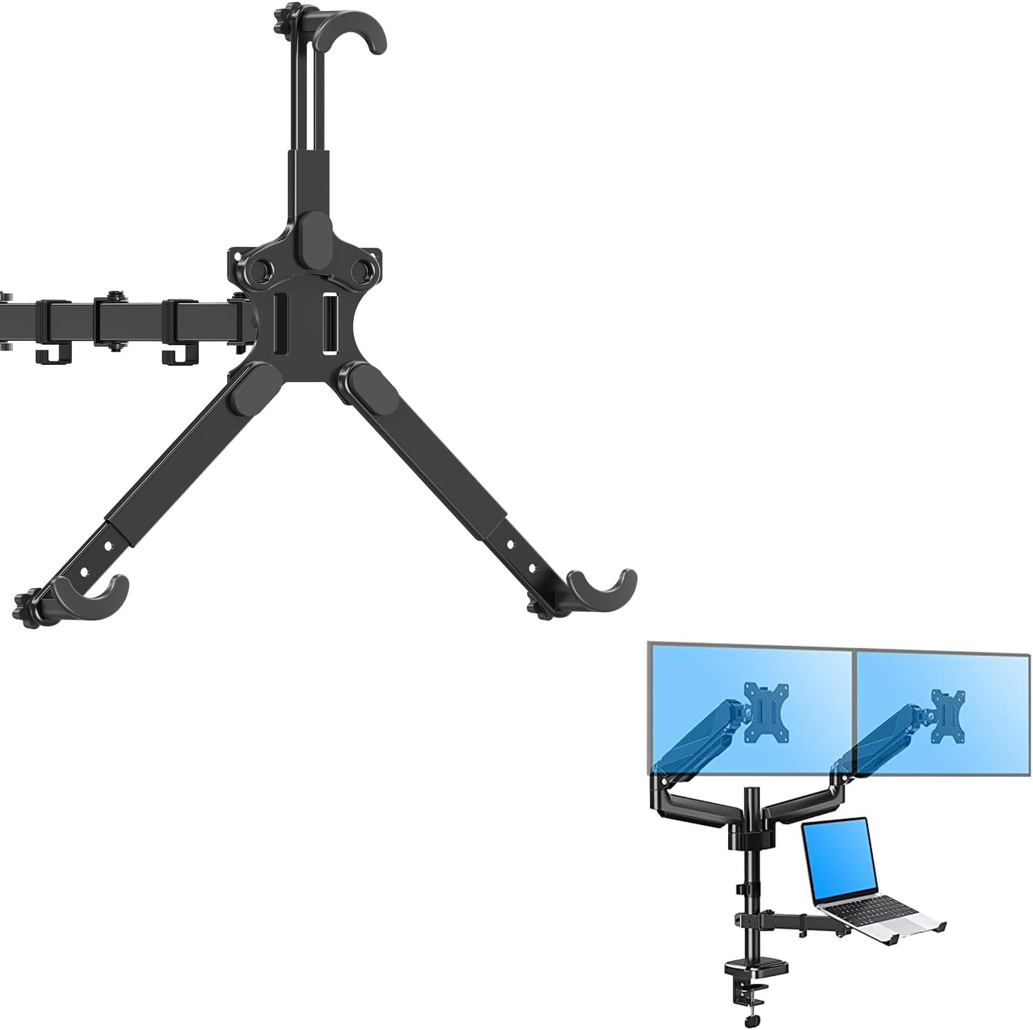 Amazon.com: MOUNTUP Universal VESA Mount Adapter Kit Bundle with Dual ...