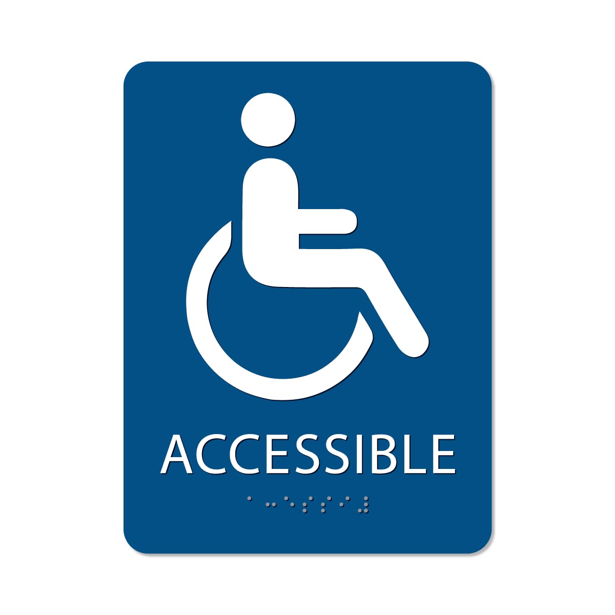 Amazon.com: ALPHA DOG ADA SIGNS - Handicap Accessible Exit Entrance ...