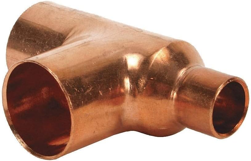 American 2.5 In. X 0.75 Copper Reducing Tee Hardware Brown - Amazon.com