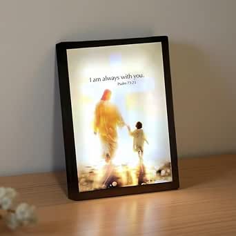 Luminworks Jesus Lamp, Miracle lamp Jesus Light Up, Illuminated, 4d LED ...