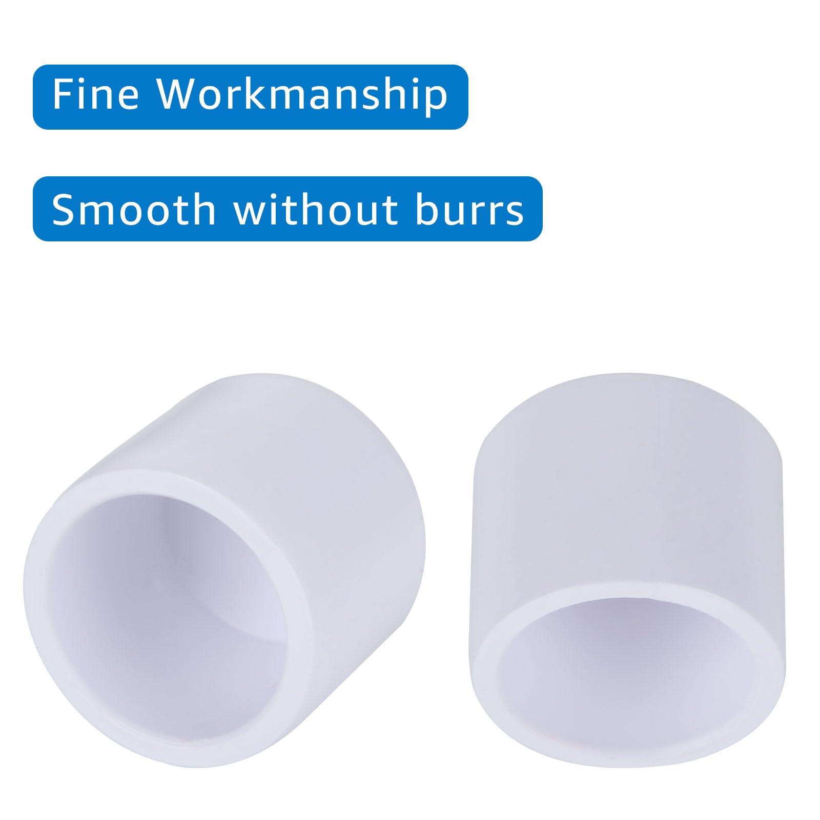 Snapklik.com : 20 Pack 1/2 Inch PVC Pipe End Cap Fitting Schedule 40 ...