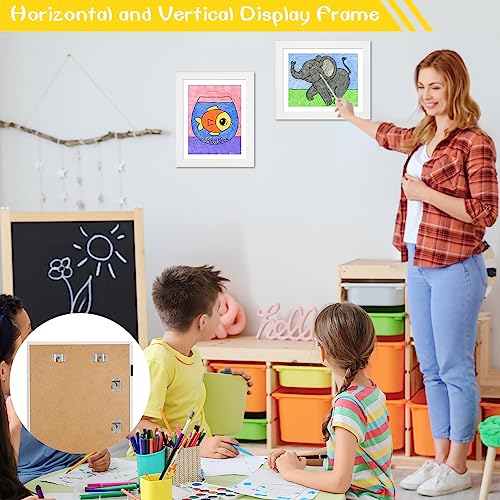 Snapklik.com : 4 Pack Kids Art Frames White, 10x125 Child Artwork ...