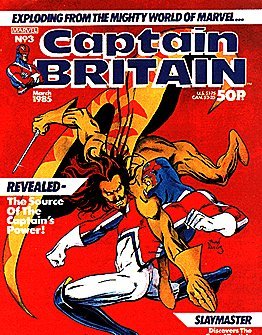 Amazon.com: Captain Britain Magazine (1985 series) #3: Marvel: Books