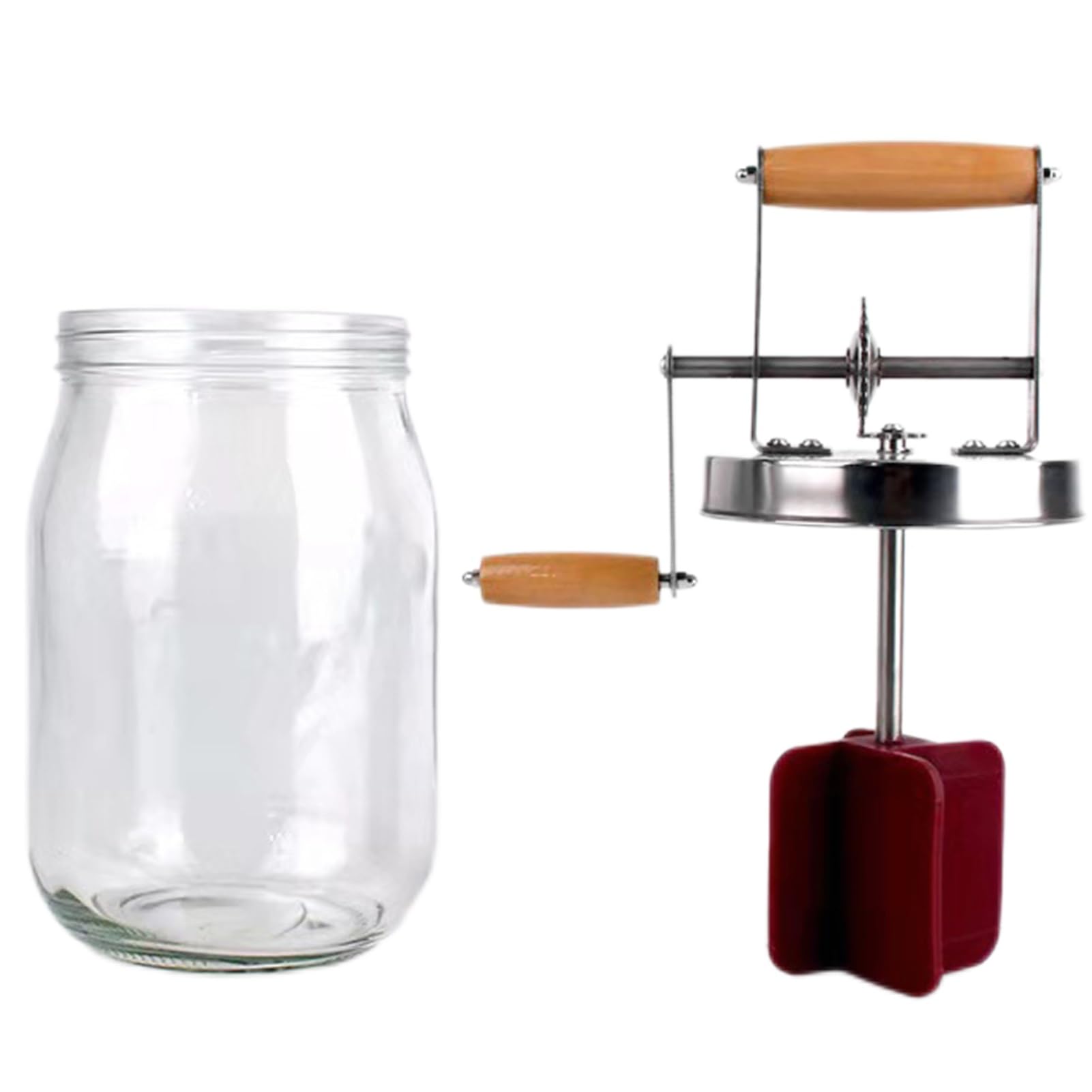 1L/1.5L Hand Crank Butter Churner, Manual Butter Churner, Butter ...