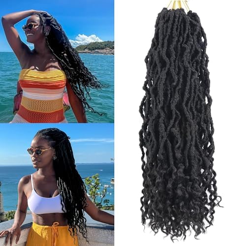 Amazon.com : 8 Packs 24 Inch Soft Locs With Curly Ends Faux Locs ...