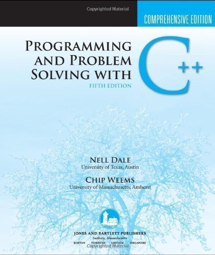 Programming And Problem Solving With C Comprehensive Edition 5th