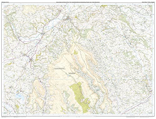 Brecon Beacons National Park / Parc Cenedlaethol Bannau Brycheiniog Map ...