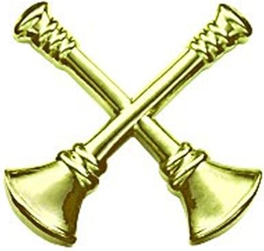 First Class Fire Department Bugle Captain 2 Rank Collar Lapel Pin ...