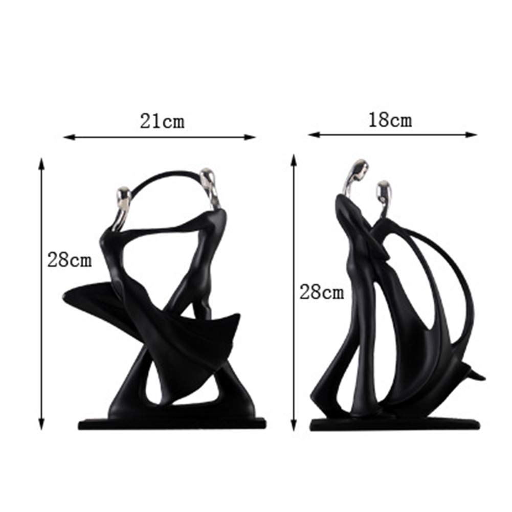 Dance Figurines Couple Sculpture Couple Dancing Abstract Statue w ...