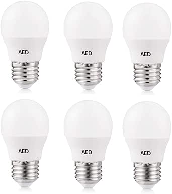 AED LED Refrigerator Light Bulb, E26 LED Bulb 30W Equivalent 120V A15 ...