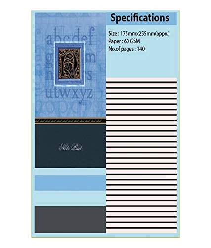 Asian B5 Note Pad (Ruled) (Pack Of 4) : Amazon.in: Office Products