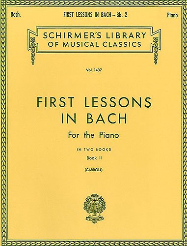 BACH - First Lessons In Bach Vol.2 para Piano (Carroll): Johann ...