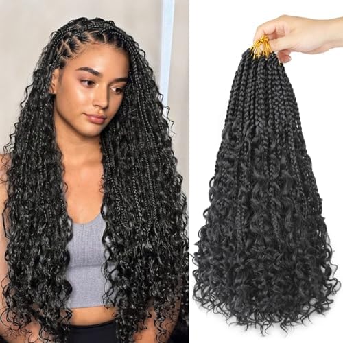 Amazon.com : Toniola Goddess Box Braids Crochet Hair 9 Packs 24 Inch ...