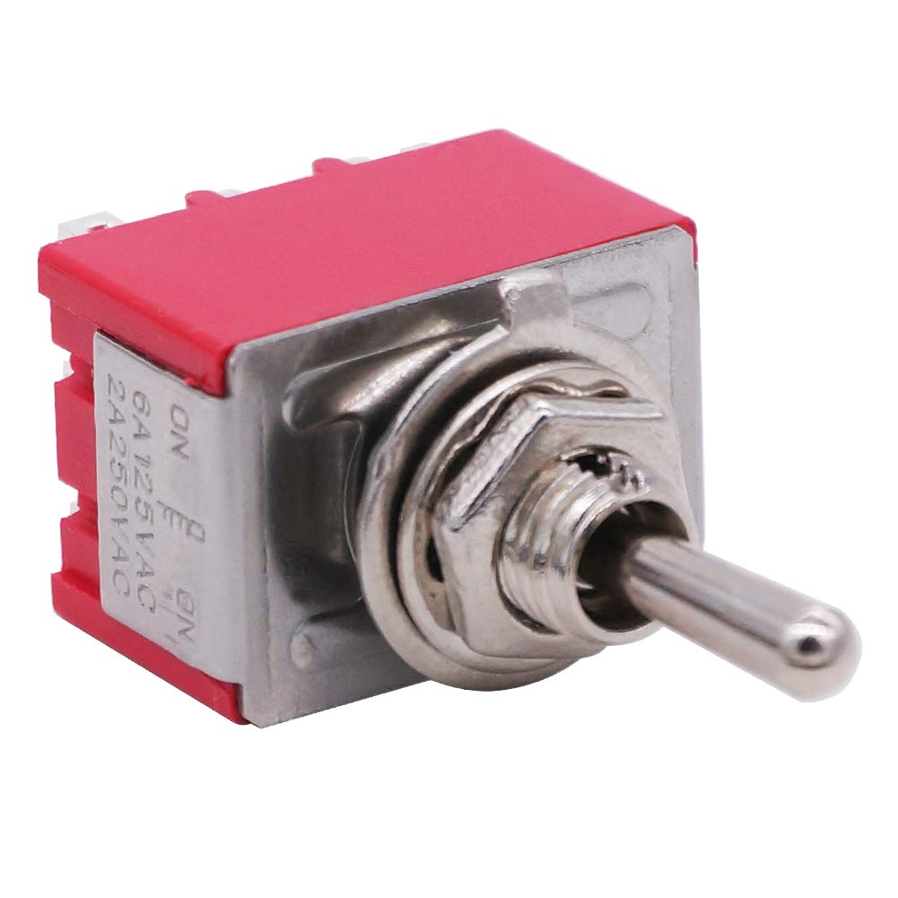 Snapklik.com : Twidec/4Pcs Mini Toggle Switch 3PDT 2 Position 9 Pins ON ...