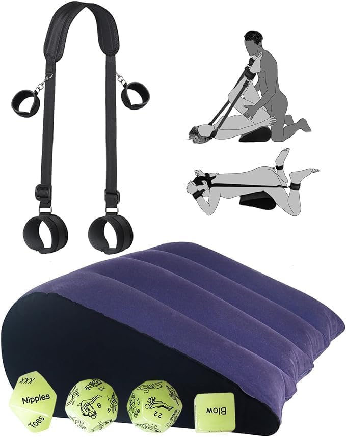 Amazon.com: 2024 Newly 3 in 1 Bed Wedge Pillow, Inflatable Pillow for ...