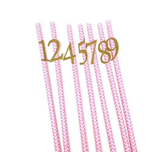 Amazon.com: 12 pcs choose 1 2 3 4 5 6 7 8 9 numbers age gold silver ...