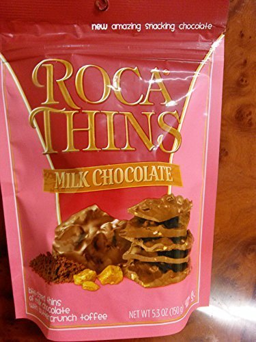 Amazon.com : Almond Roca THINS MILK CHOCOLATE 5.3 oz by Almond Roca ...
