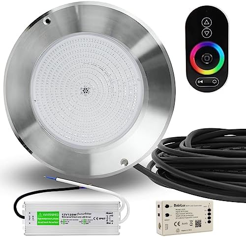 Amazon.com: SS10100 led Pool Lights for inground Pool, 10 Inches, 100 ...